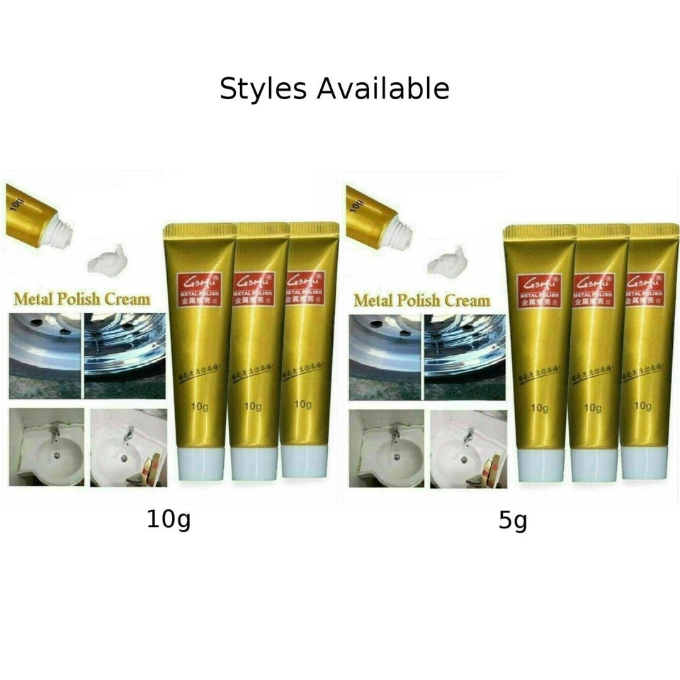 10*Metal Polishing Paste Suitable For Chrome Brass Copper Nickel ...