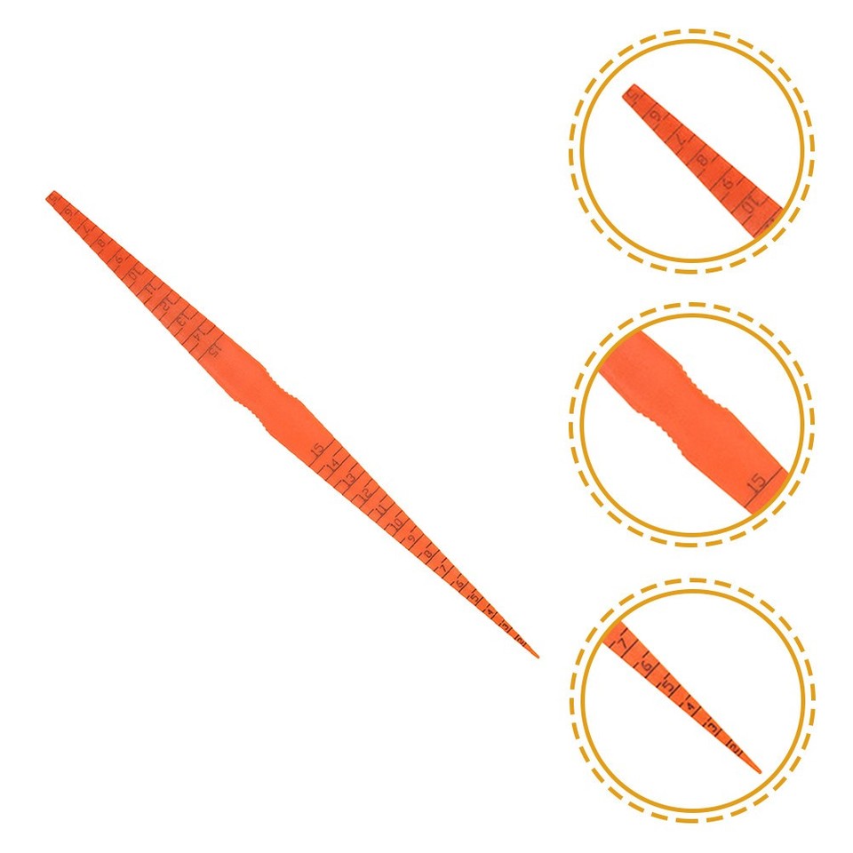 2Pcs Plastic Panel Gap Ruler Car Door Alignment Measuring Tool Orange ...