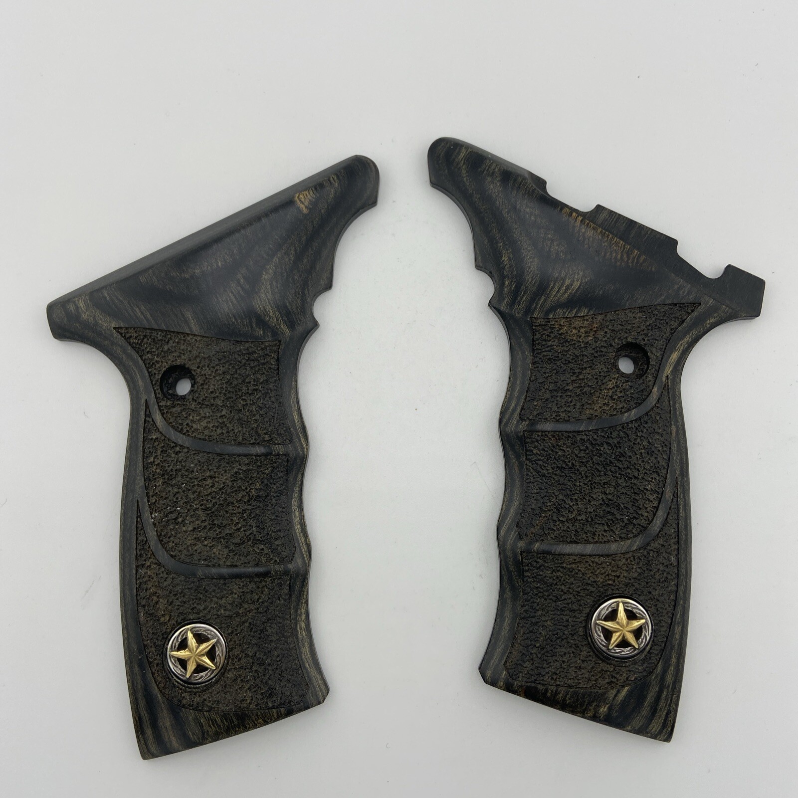 Altamont Wood Grips - Browning Buckmark UDX Silverblack Stippled with ...