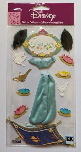 Jasmine Costume Disney Princess Scrapbooking Stickers By Jolee's | eBay
