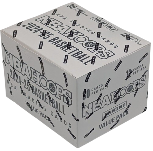 PANINI NBA HOOPS 2024-25 BASKETBALL FACTORY SEALED VALUE FAT (12 PACK ...