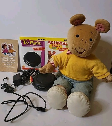 Arthur Aardvark Microsoft ActiMates Interactive Talking Plush 22" And ...