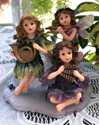 BOYDS WEE FOLKSTONES FAERIES COLLECTION - JILLIAN, PIPER, & MELODY ...