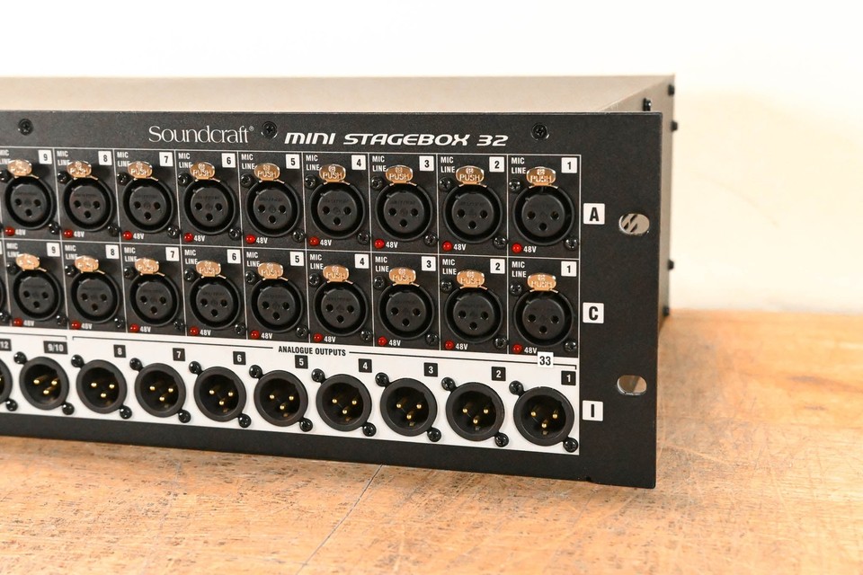 Soundcraft Mini Stagebox 32 Cat 5 32-Ch. Digital Stagebox with MADI ...