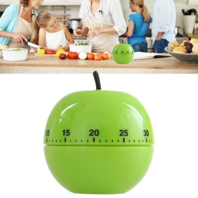 Kitchen Timer Apple Egg Timer Cooking Clock Mechanical Timing Baking ...