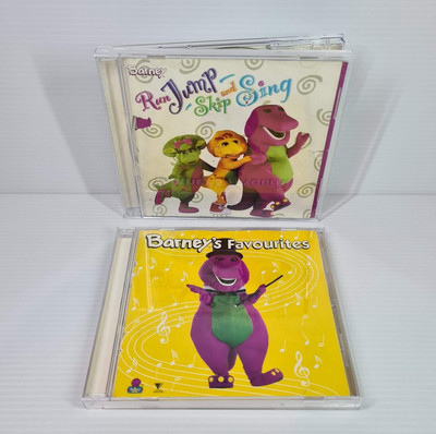 Barney's Favourites And Barney Run Jump Skip and Sing CDs 1993 1998 ...