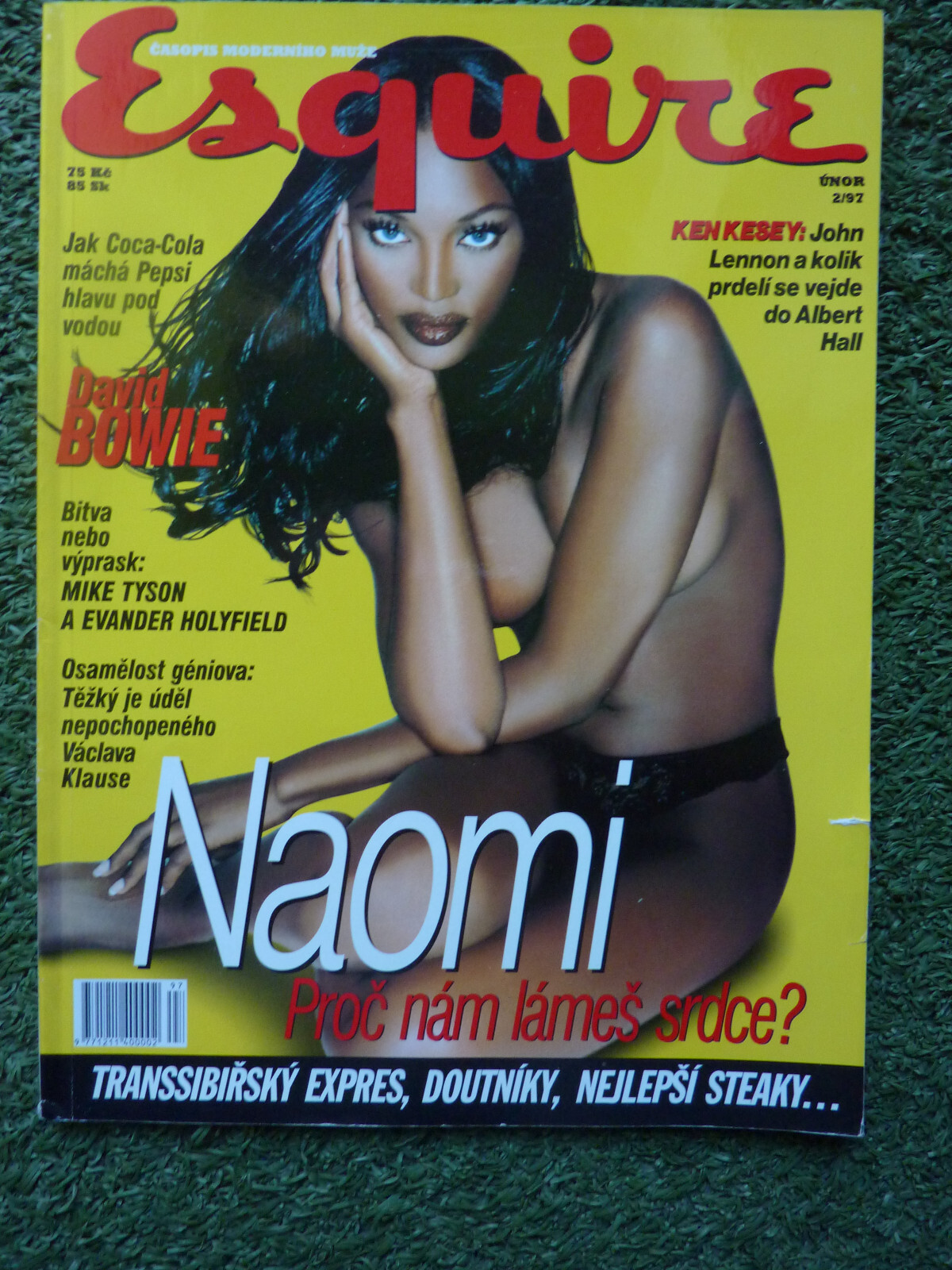 Naomi Campbell - Czech magazine Esquire - 1997 | eBay