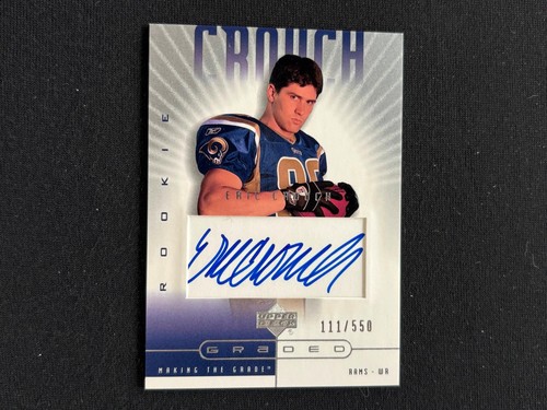 Eric Crouch 2002 Upper Deck Auto Autograph RC Rookie St. Louis Rams 111 ...