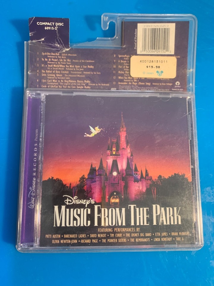 Disney’s Music From the Park (CD) 25th Anniversary Special….BRAND NEW ...