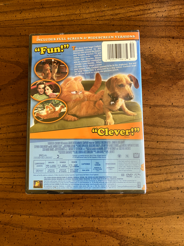 Garfield The Movie DVD - New | eBay