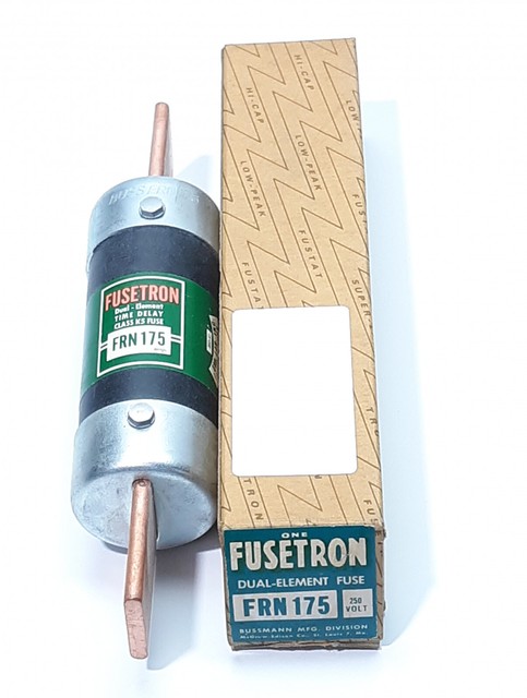 BUSS Frn-175 Fusetron Fuse FRN175 175 Amp 250 Volt K5 Bussmann for sale ...