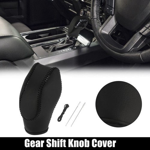 Car Faux Leather Gear Shift Knob Cover for Ford Focus Escape Fusion ...