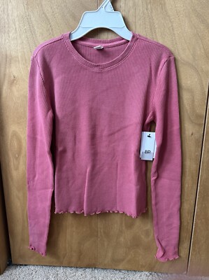 NWT Women’s Size X-Small Dark Pink Thermal Top by BP | eBay