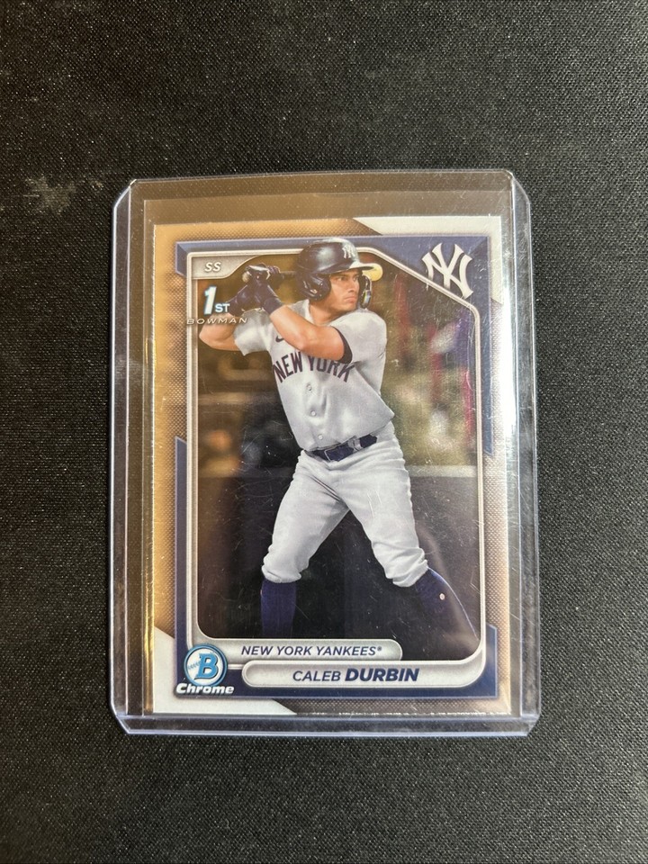 2024 Bowman Chrome Caleb Durbin 1st Chrome Base Lot of 6 - Yankees | eBay