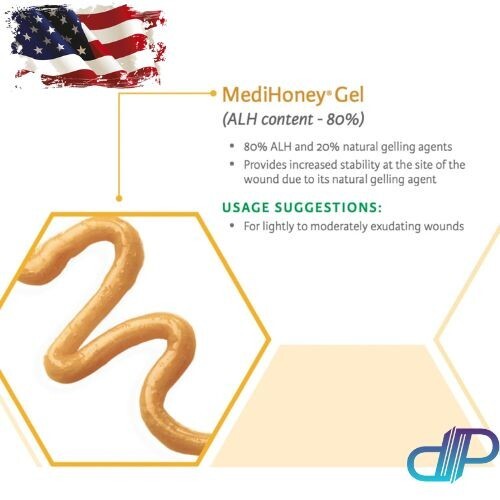 Derma Science MediHoney Wound Gel Burn Dressing Wound Care First Aid ...
