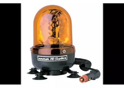Narva Rotating Beacon Light Amber Magnetic 85411A | eBay Australia