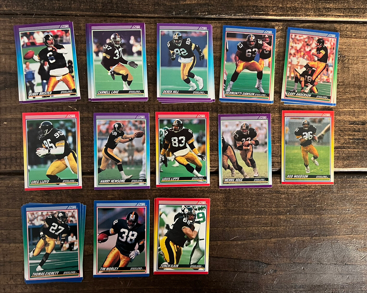1990 Score NFL Football Cards Series 1 PITTSBURGH STEELERS Bundle | eBay