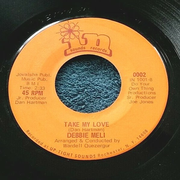 Debbie Meli - Take My Love 45 Rochester NY private press w/northern ...