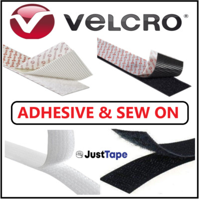 VELCRO® HOOK and LOOP SELF ADHESIVE VELCRO & SEW STITCH ON VELCRO ...