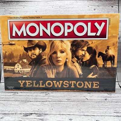 Monopoly Yellowstone Board Game 2022 Dutton Ranch | eBay