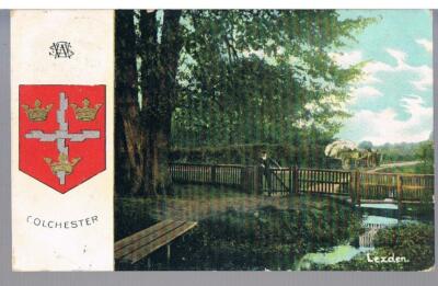 POSTCARD WHS HERALDIC SERIES LEXDEN NEAR COLCHESTER 1912 | eBay UK