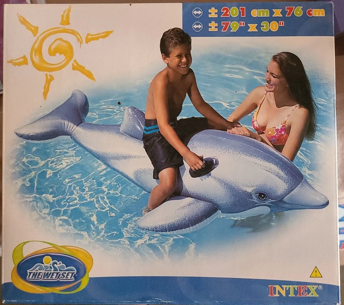Inflatable Dolphin Pool Float