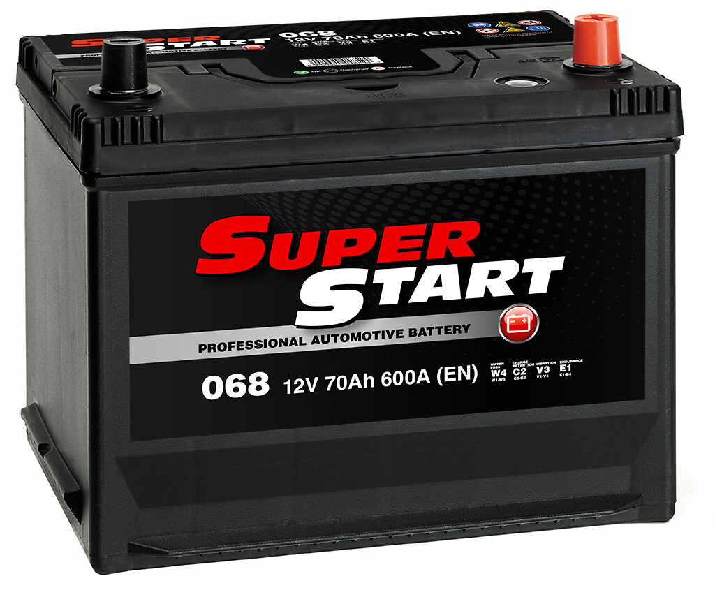 Super Start 068 SMF Car Battery 12V 70Ah Replaces YBX3068 Yuasa | eBay UK