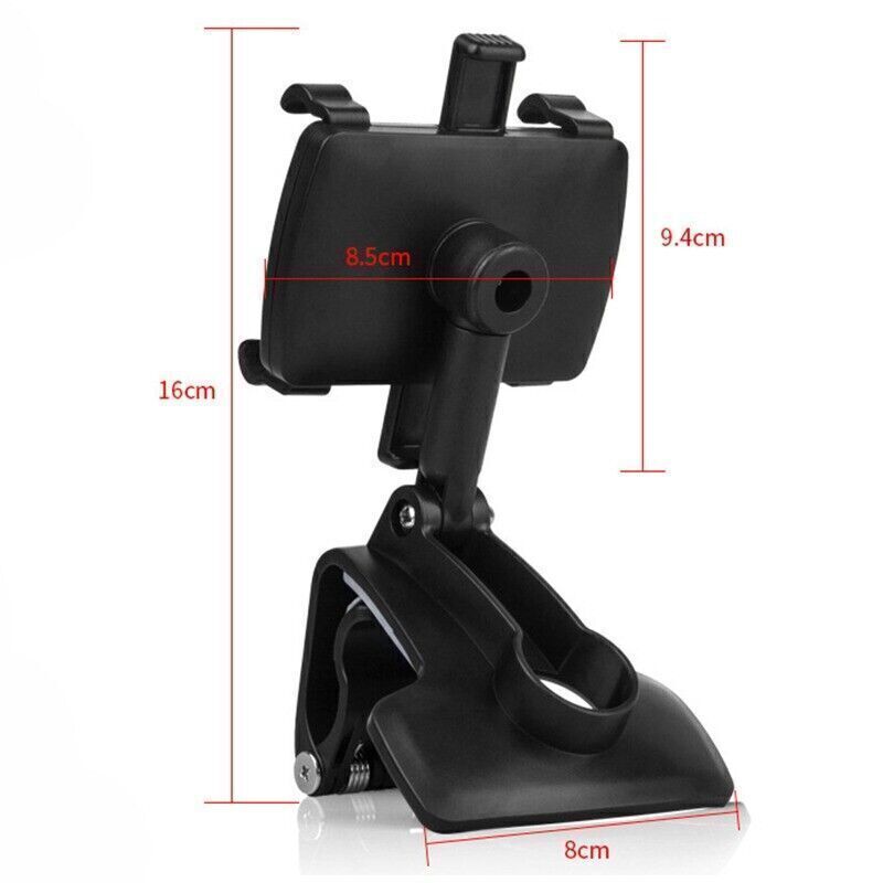 360°-Clamp Dashboard Mobile In-Car Phone Holder Mount Stand Cradle GPS ...