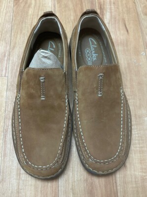 Clarks Mens Allston Free - Tan Nubuck Slip-On US 9 M | eBay