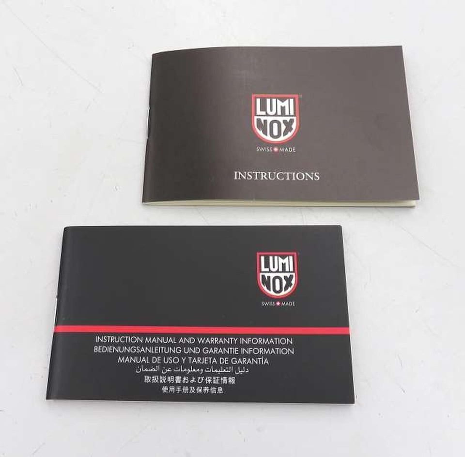 Luminox Sentry 43mm 0200 Series Carbon Black Dial Quartz Mens Watch XL ...