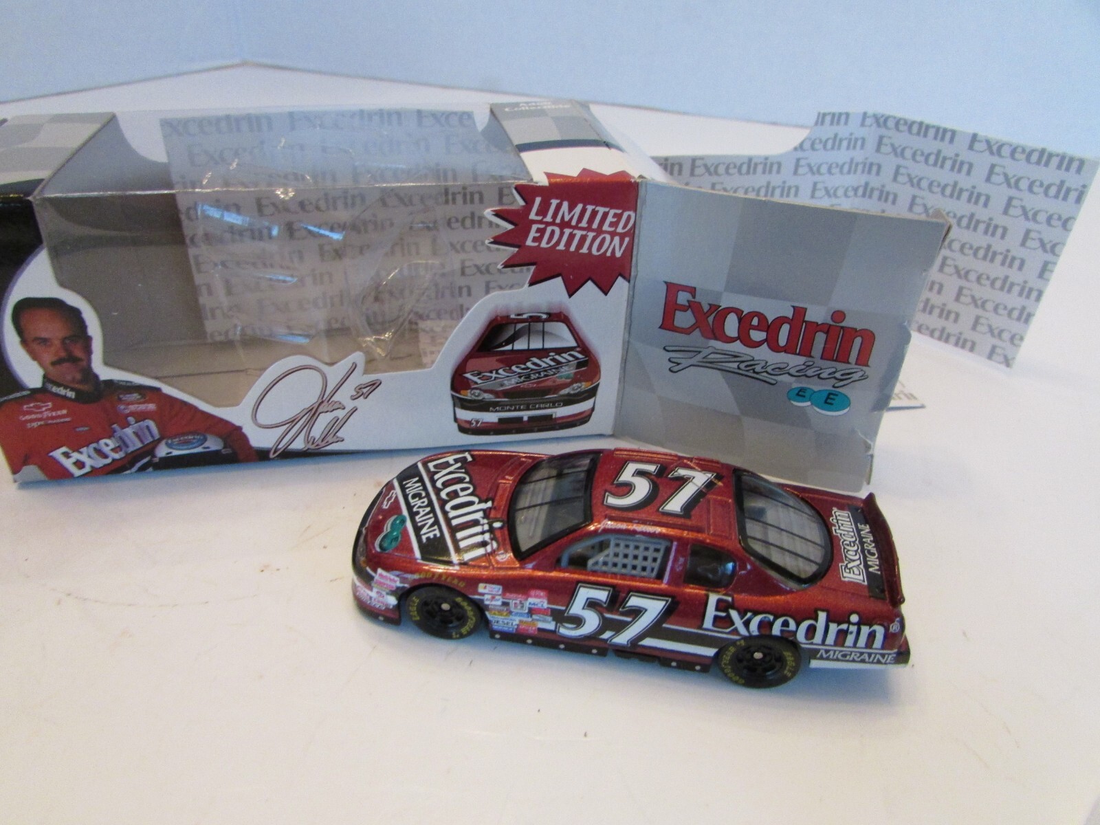 RACING CHAMPIONS DIECAST CAR 2000 JASON KELLER EXCEDRIN 1/64 LTD ED NIB ...