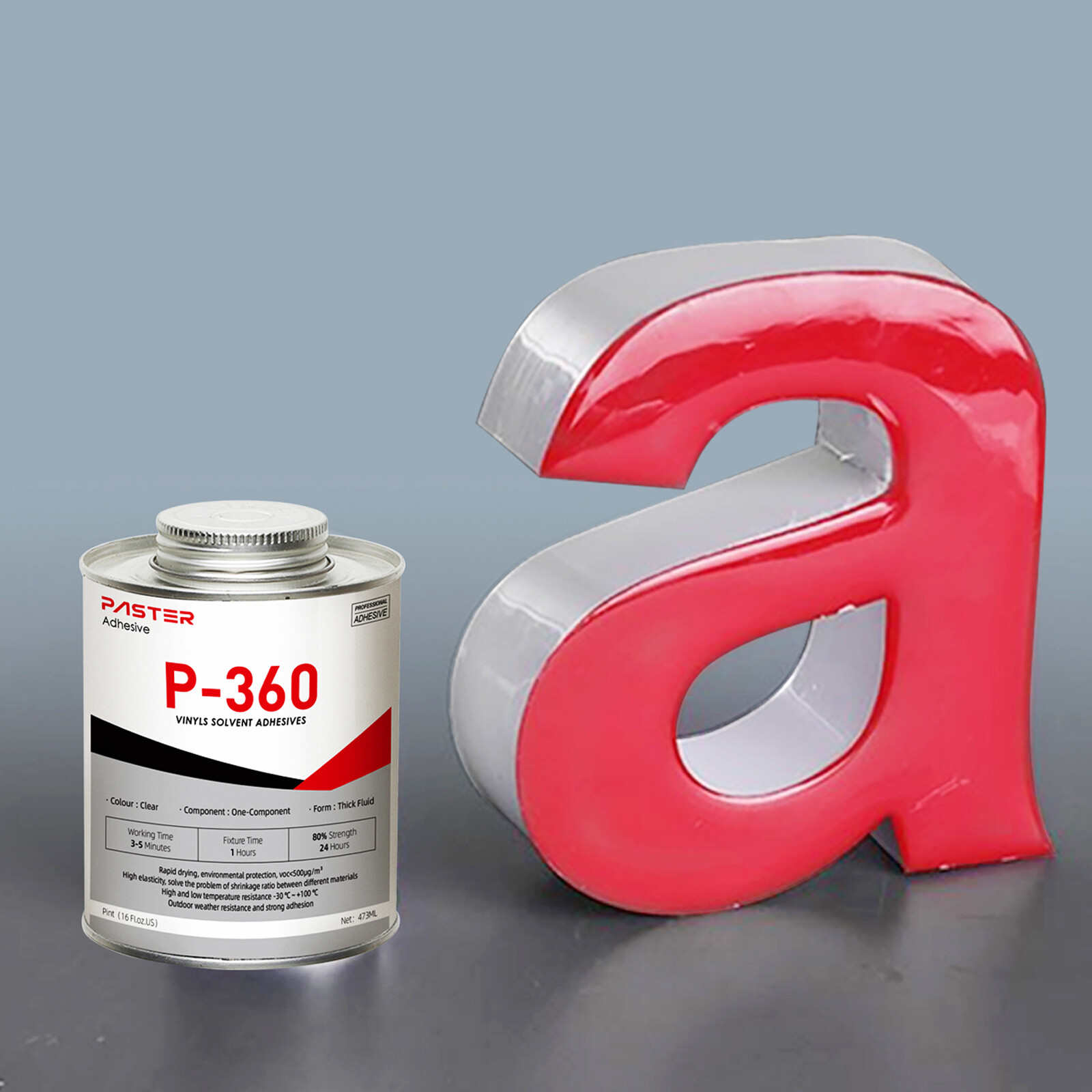 2PCS Special Adhesive Borderless Fonts Channel Letter Vinyls Solvent ...