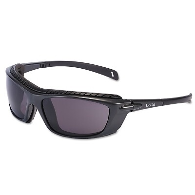 Bolle Safety Baxter Series Smoke Polycarbonate Lens Anti-Fog Safety ...
