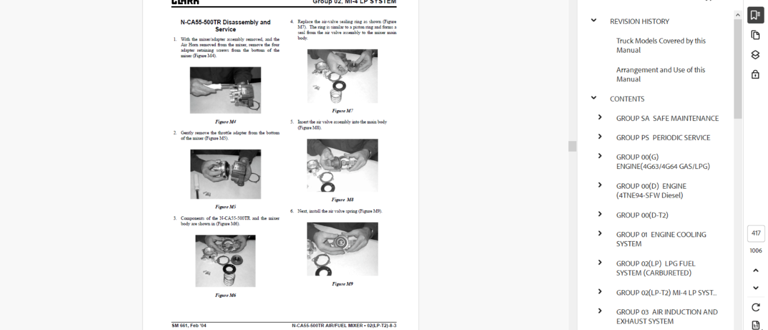 CLARK FORKLIFT Service Manuals-Parts Manuals on USB Flash Drive. | eBay
