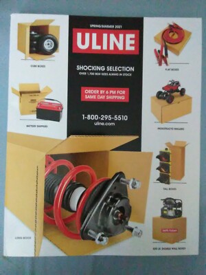 ULINE SHIPPING SUPPLY SPECIALISTS CATALOG BOOK Spring Summer Edition ...