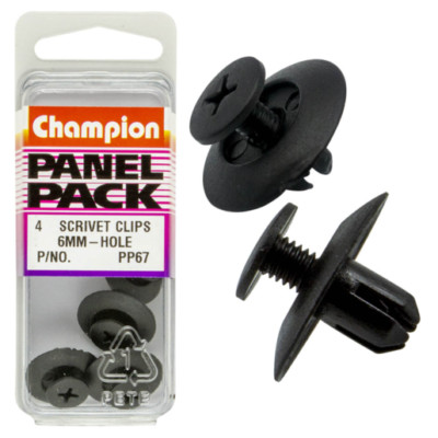 Champion Scrivet Clips - 6mm Hole - PP67 | eBay