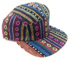 CROWN TRIBAL NATIVE AMERICAN NAVAJO AZTEC 5 PANEL CAMPER STRAPBACK HAT ...