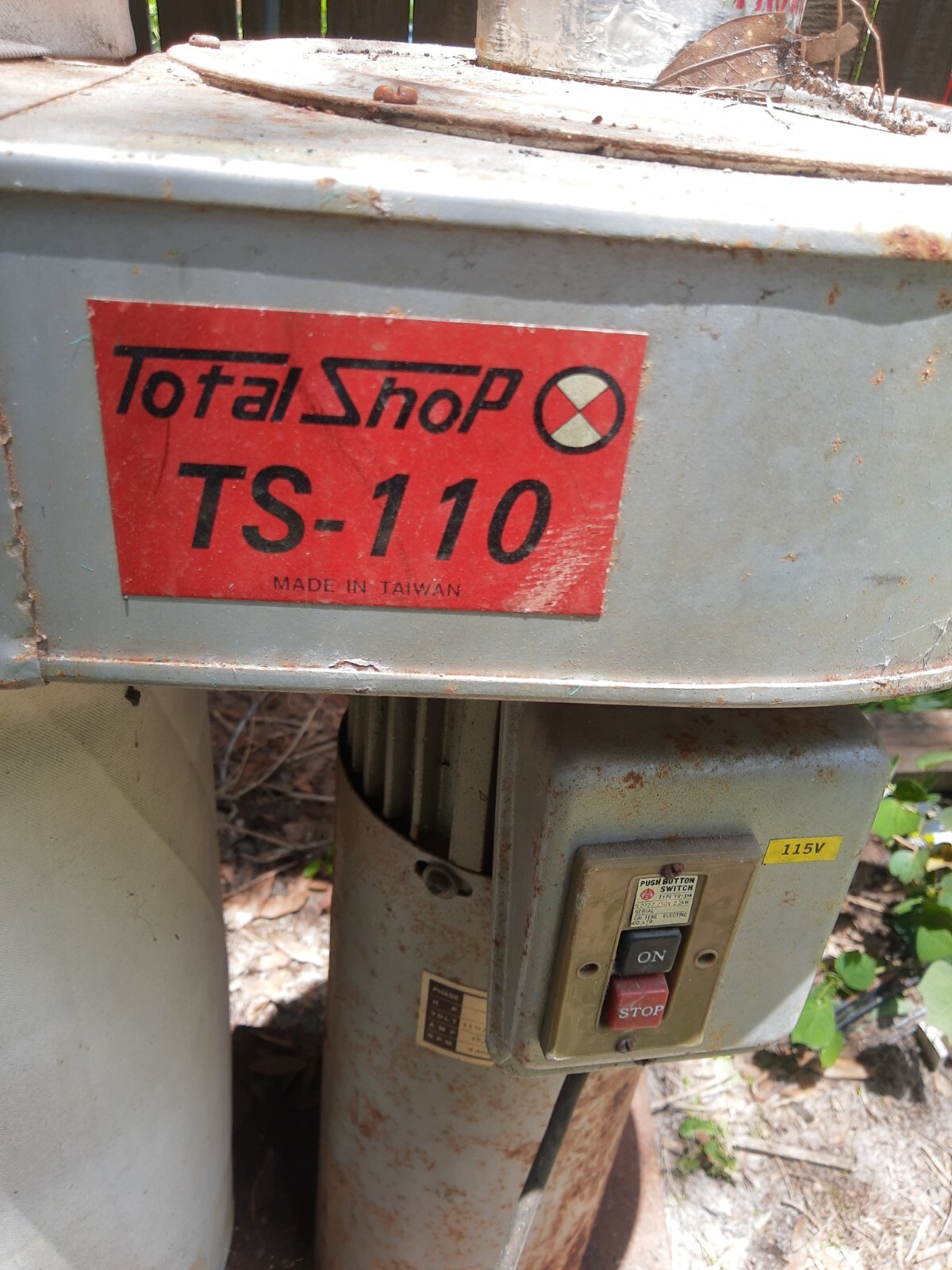 Total Shop Woodworking Vacuum Cleaner Industrial Sawdust Dust Collector ...