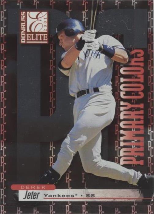 2001 Donruss Elite - Primary Colors Derek Jeter #PC-5 Red /975 for sale ...