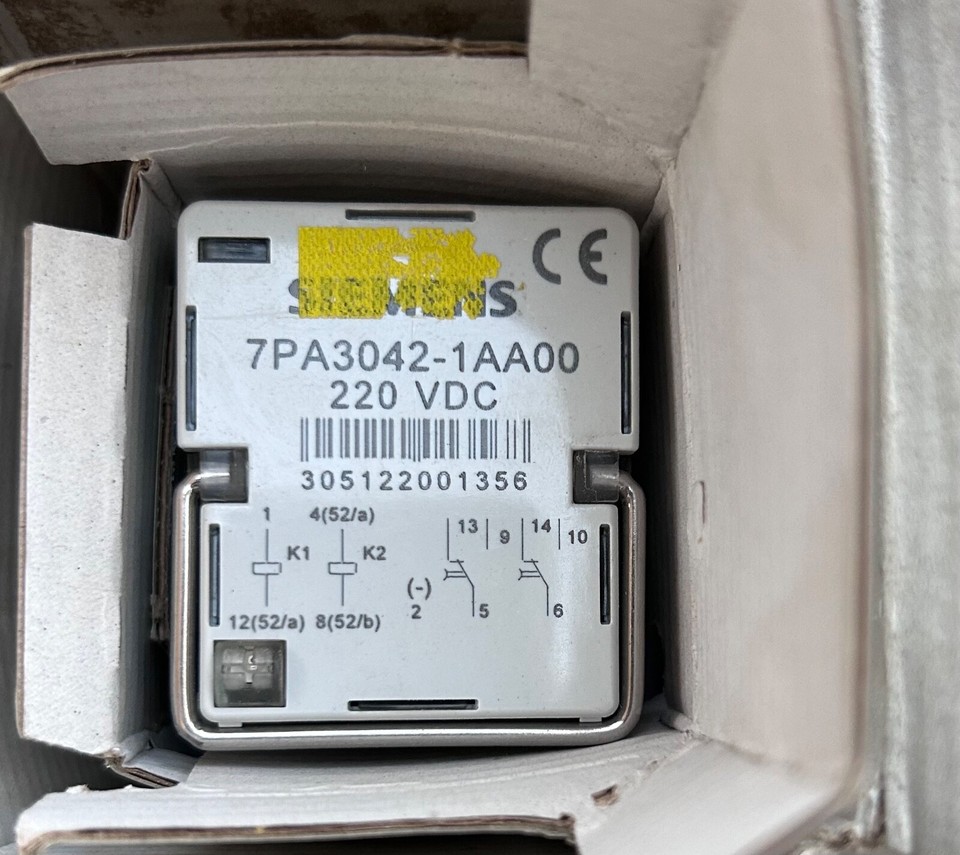 SIEMENS 7PA3042-1AA00-1 TRIP CIRCUIT SUPERVISION RELAY | eBay