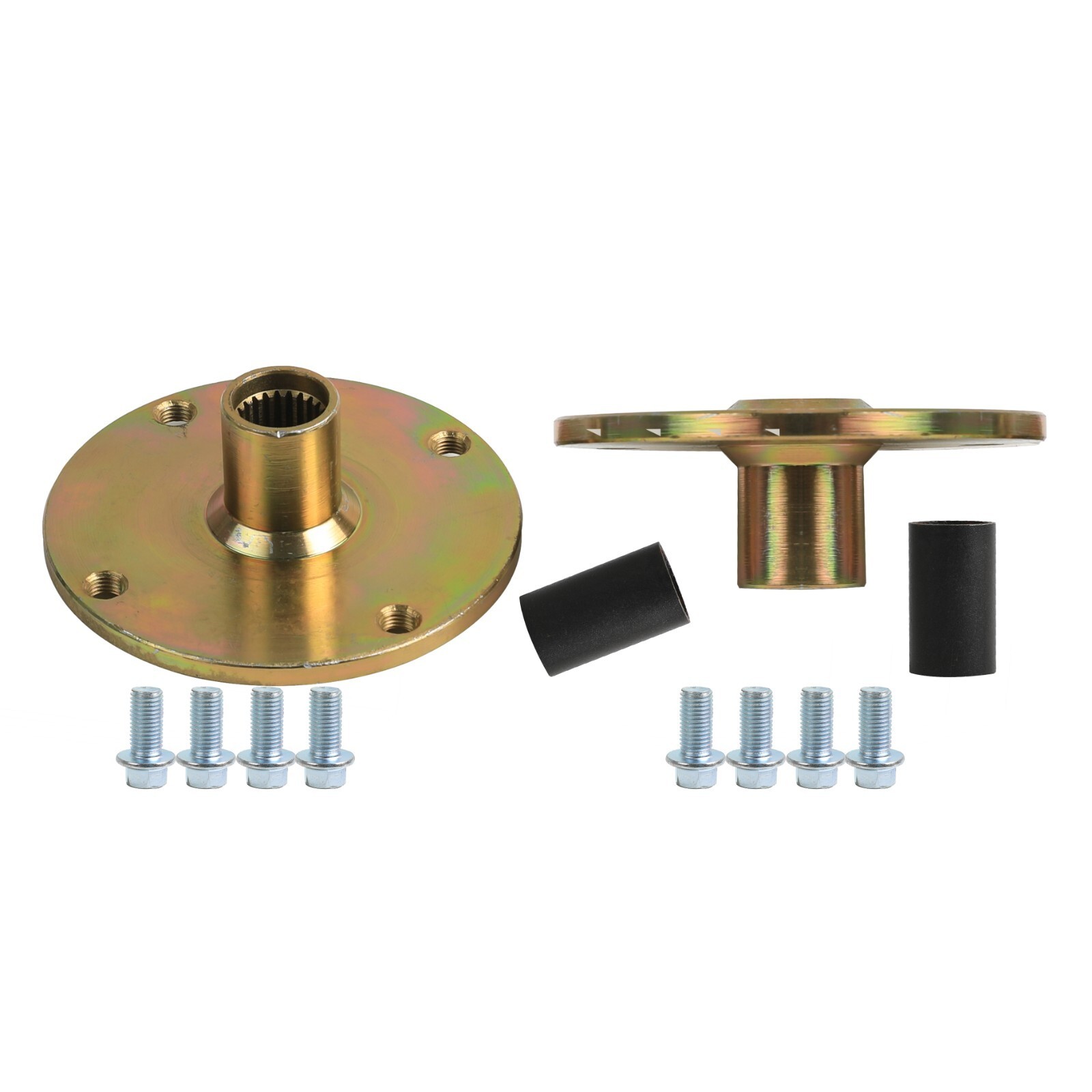 Pair 23T 4 Stud Rear Axle Wheel Hubs for 4 Wheeler Go Kart Golf Cart ...