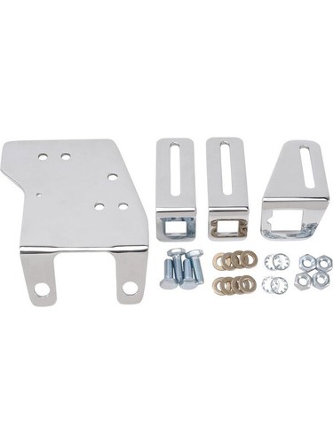 Edelbrock Kickdown Bracket - Steel - Chrome - Small Block Chevy - Each ...