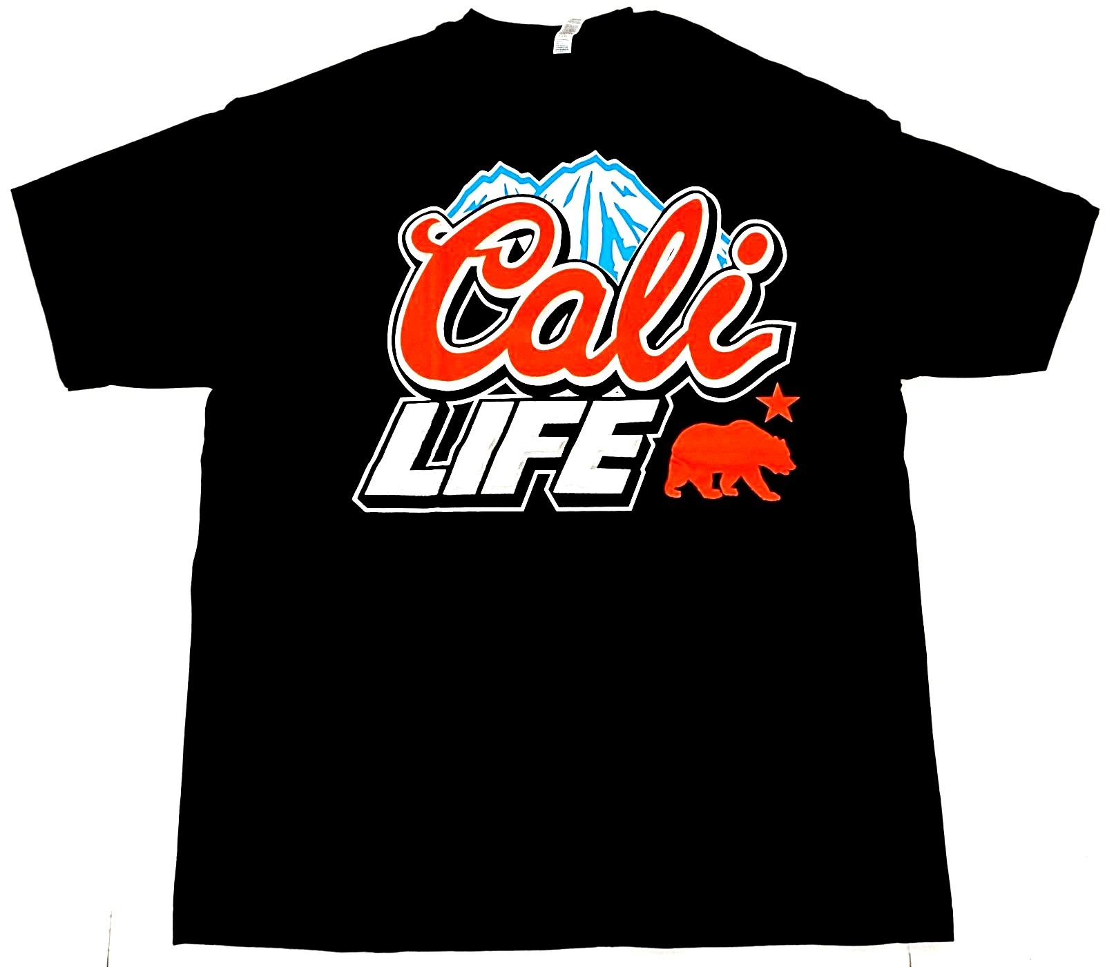 CALI LIFE T-shirt California Beer Logo Tee 100% Cotton Men's SMALL ...