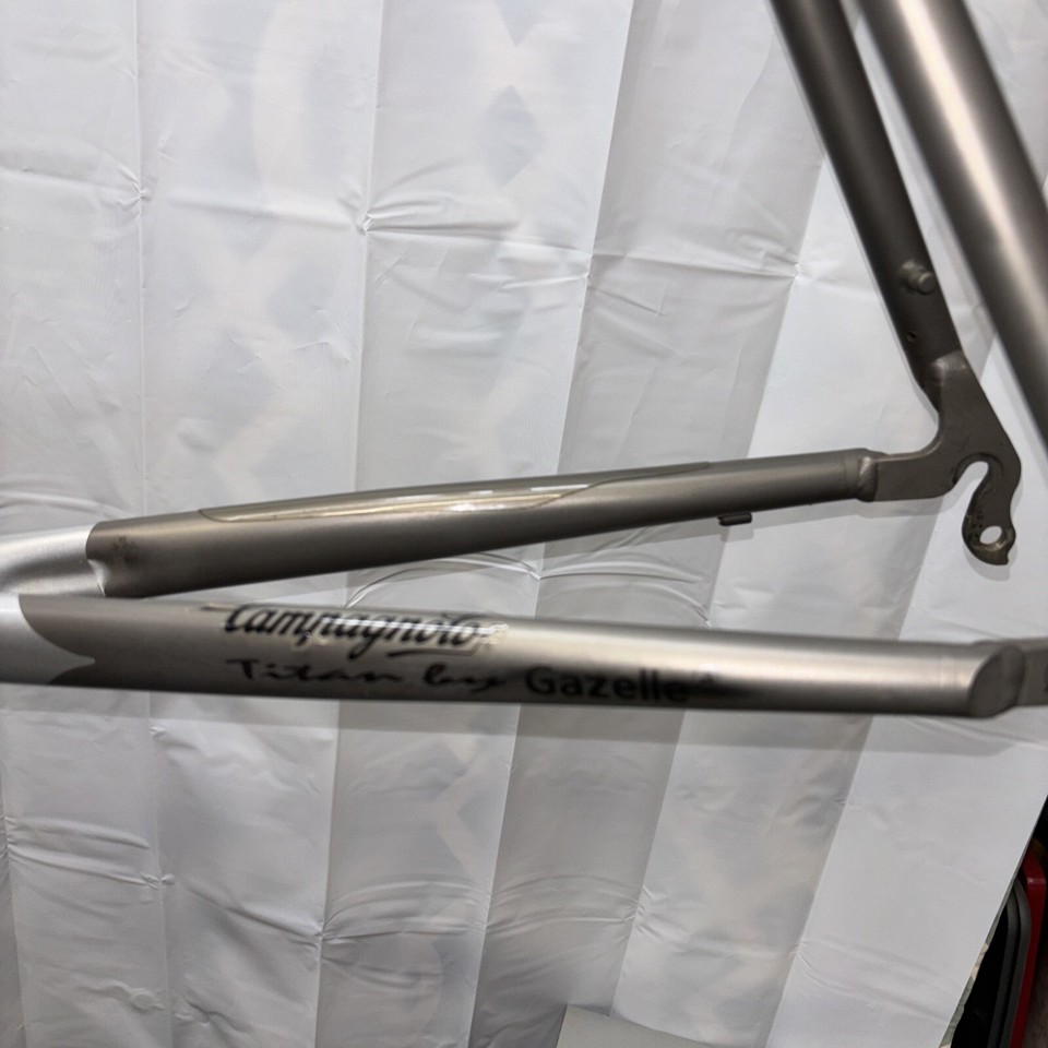 Amazing Gazelle Titanium Frameset With Gazelle Carbon Fork. 52cm - Very ...