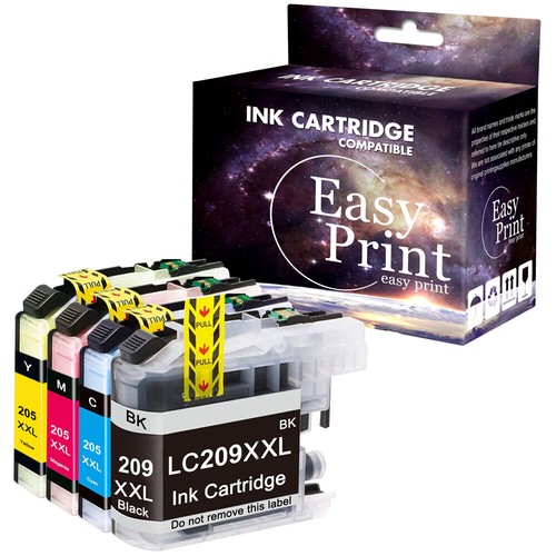 4PK LC209 Ink Cartridge fits Brother LC205 MFC-J5620DW MFC-J5520DW ...