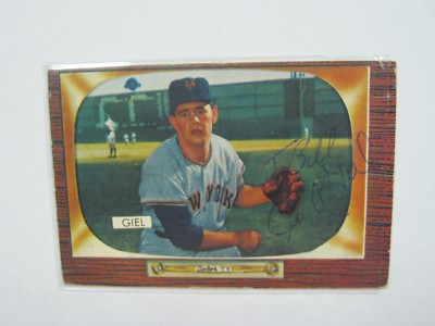 Paul Giel Autographed Signed Baseball Card | eBay