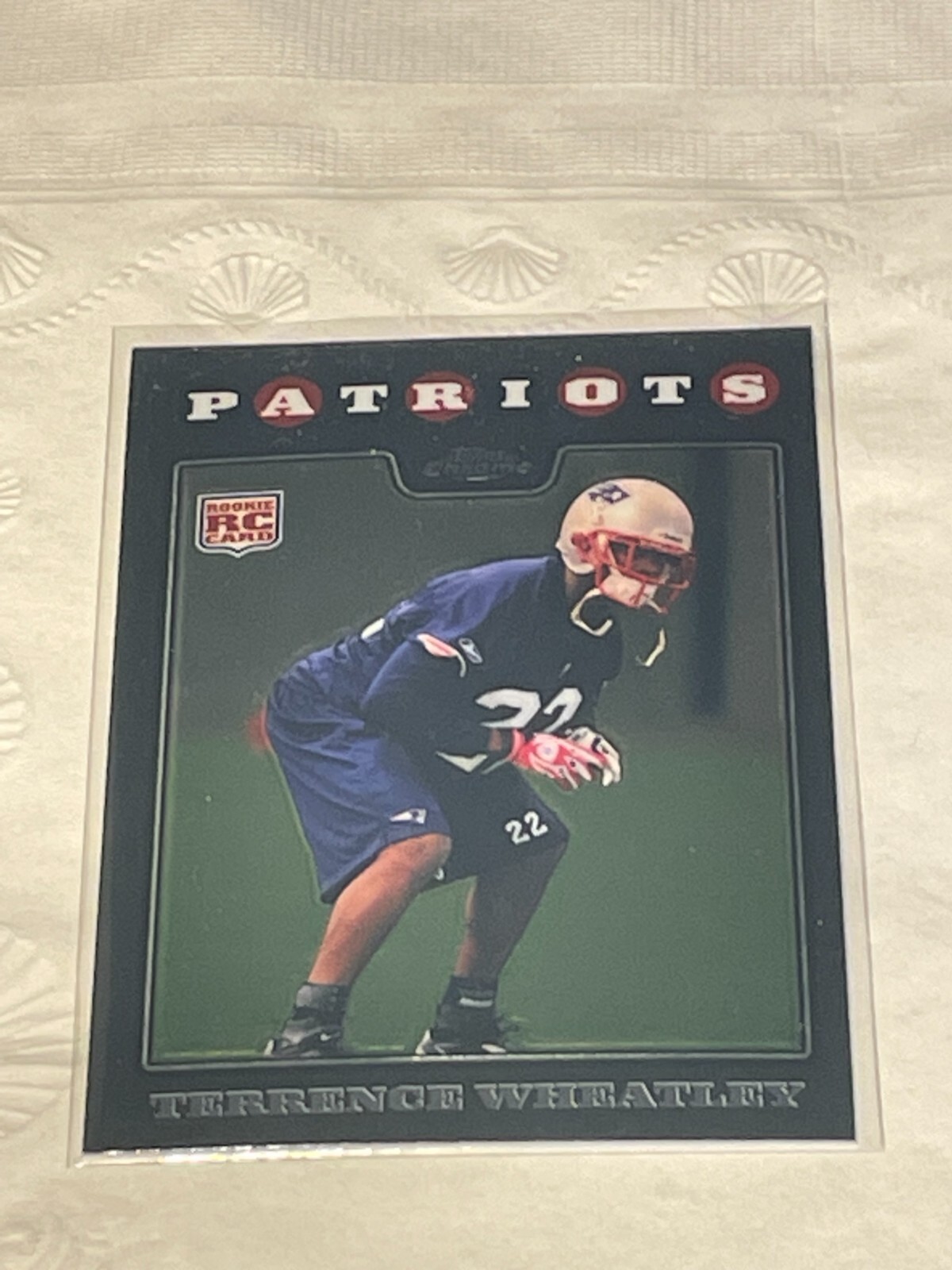 Terrence Wheatley RC - 2008 Topps Chrome Black #TC240 - Patriots | eBay