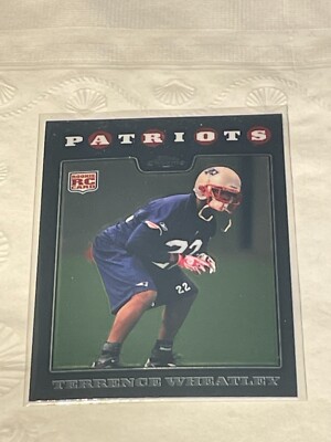 Terrence Wheatley RC - 2008 Topps Chrome Black #TC240 - Patriots | eBay