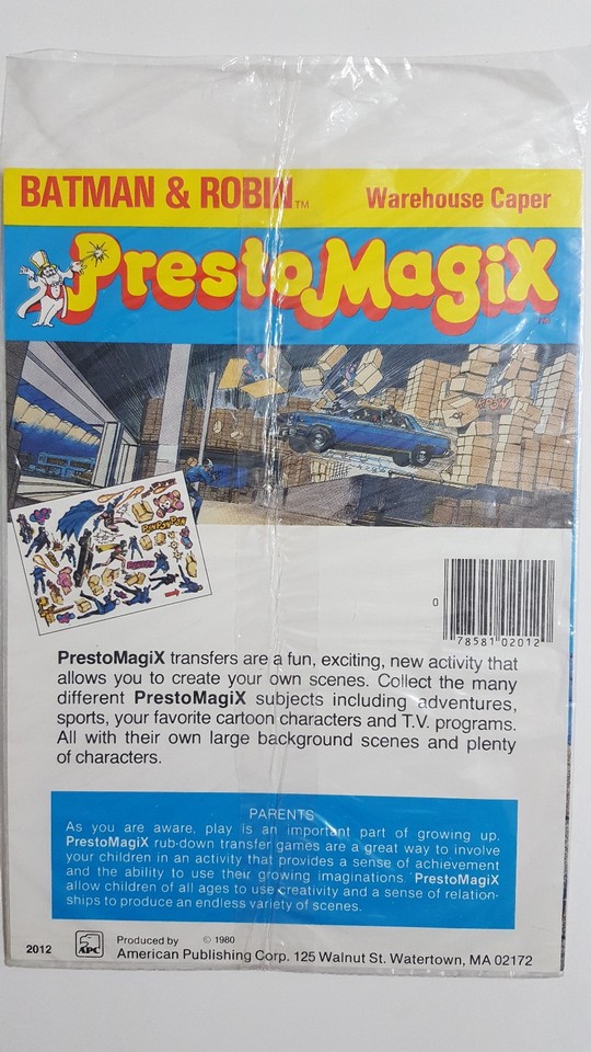 Vintage 1979 Presto Magix Batman and Robin Warehouse Casper DC Comic ...