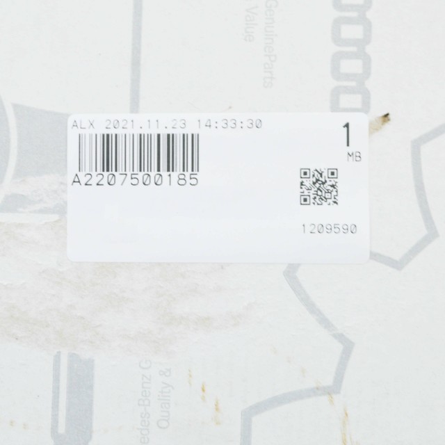 OEM Mercedes-Benz S W220 Rear Lid Lock A2207500185 Genuine for sale ...